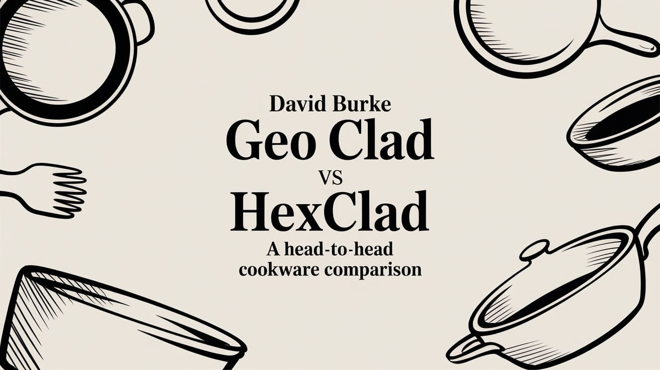 David Burke Geo Clad vs HexClad: Cookware Showdown