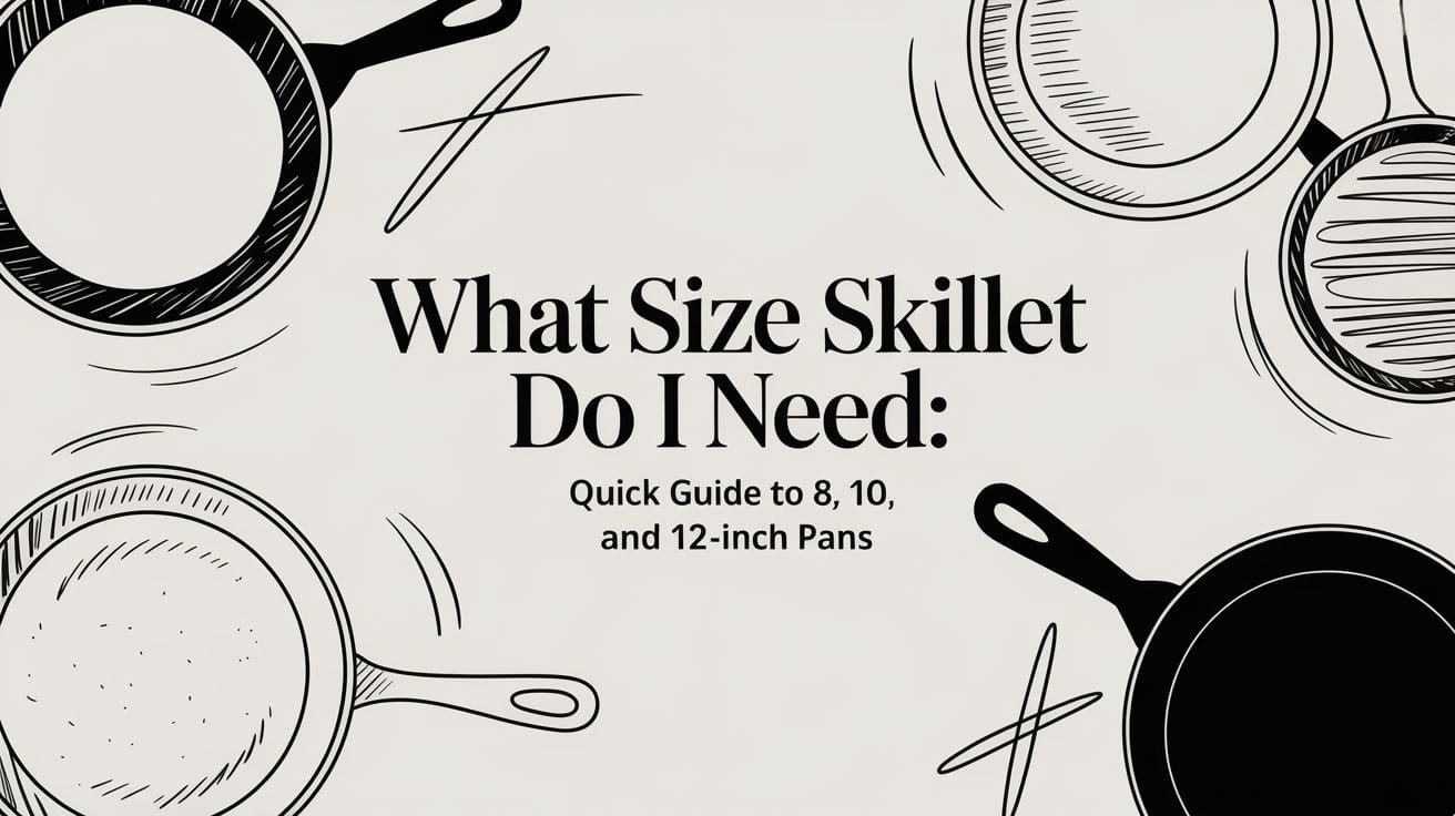 What Size Skillet Do I Need? Essential Guide to Pans