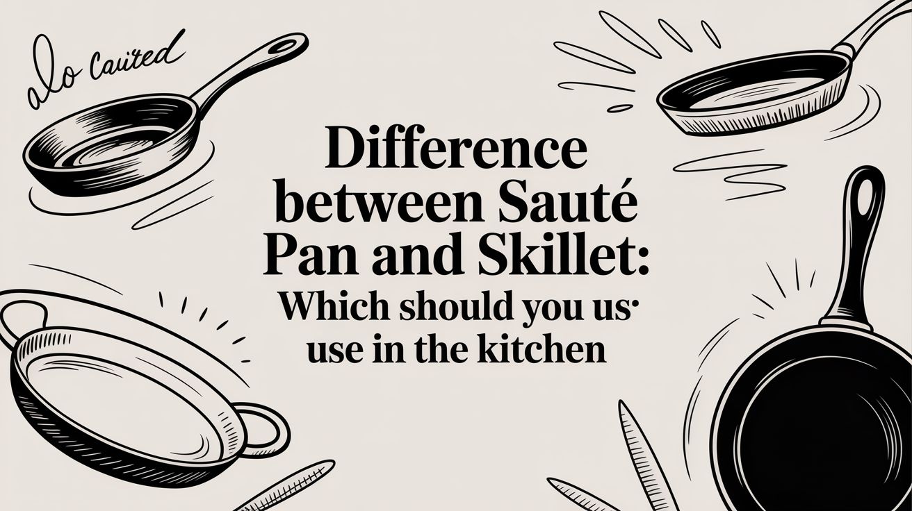Difference Between Sauté Pan and Skillet: Which Should You Use in the ...